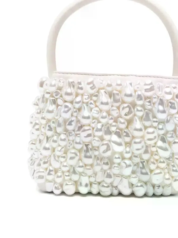Cult Gaia Solene Pearl-embellished Top Handle Bag