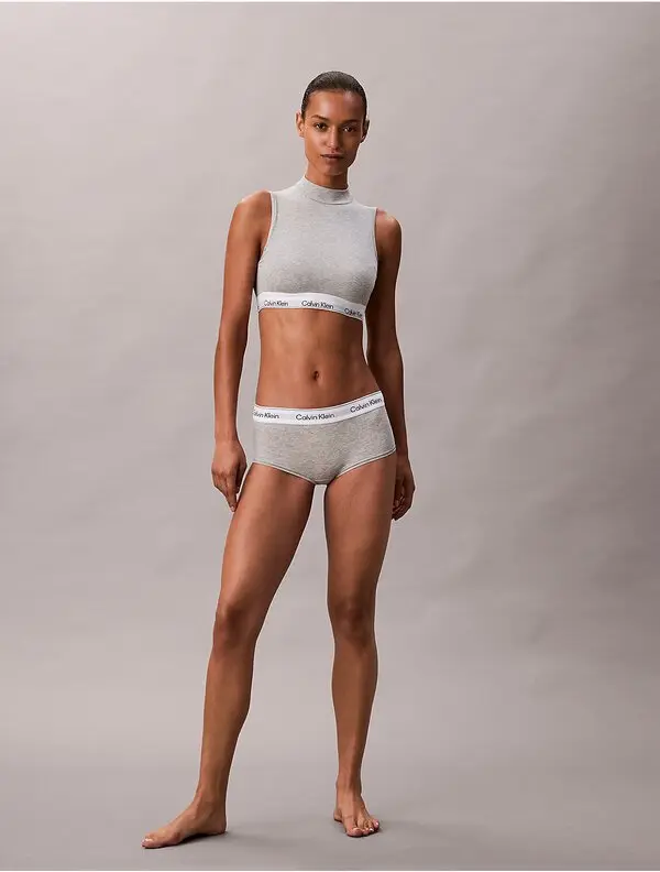 Calvin Klein Icon Cotton Modal Lightly Lined Mockneck Bralette
