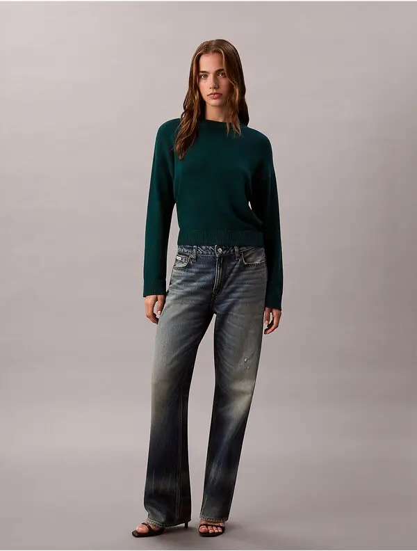 Calvin Klein Cotton Relaxed Crewneck Sweater