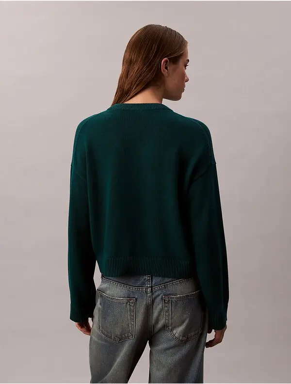 Calvin Klein Cotton Relaxed Crewneck Sweater