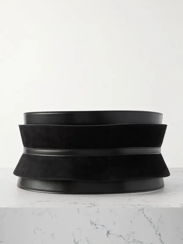 Alaïa Leather And Suede Waist Belt