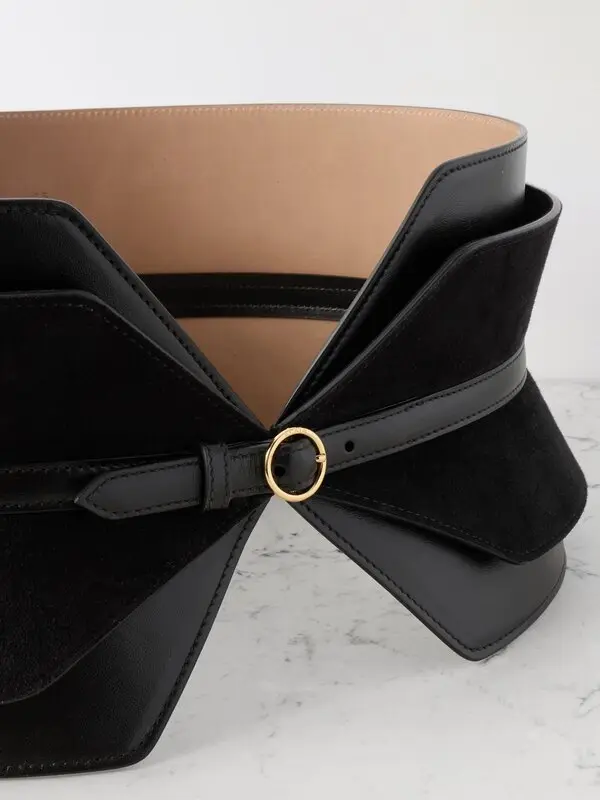 Alaïa Leather And Suede Waist Belt