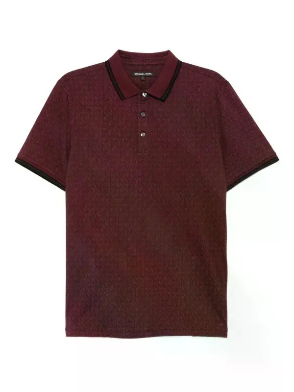 Michael Kors Monogram Polo Shirt