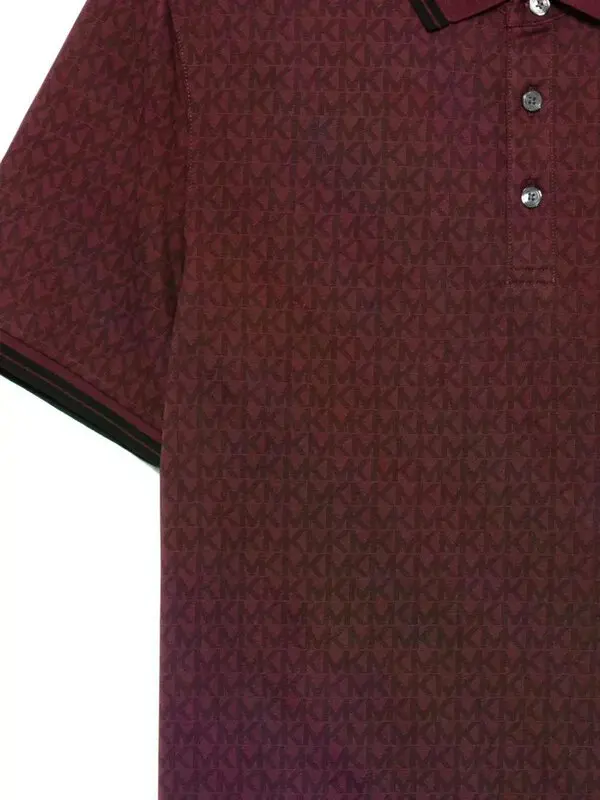 Michael Kors Monogram Polo Shirt