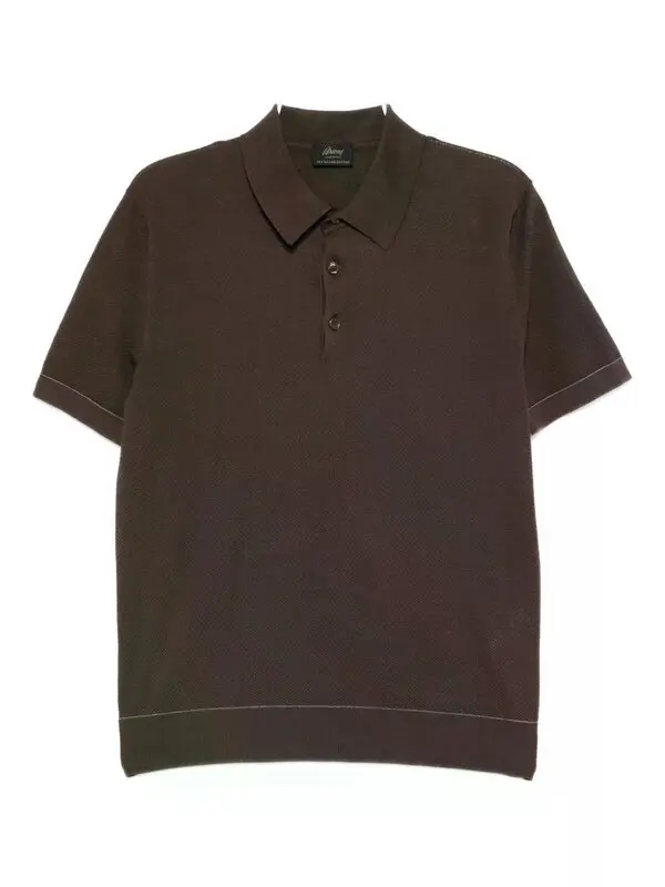 Brioni Knitted Polo Shirt