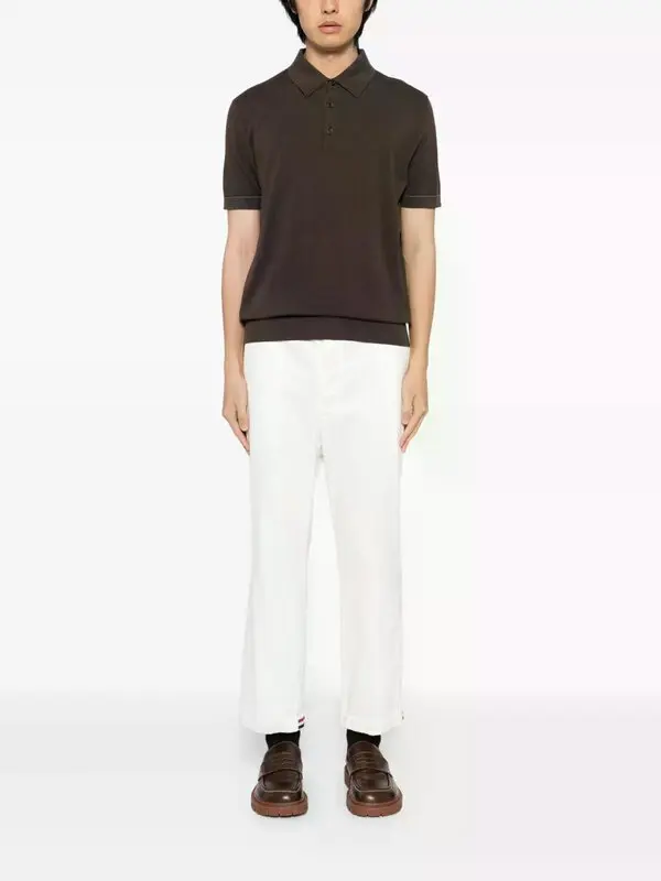 Brioni Knitted Polo Shirt