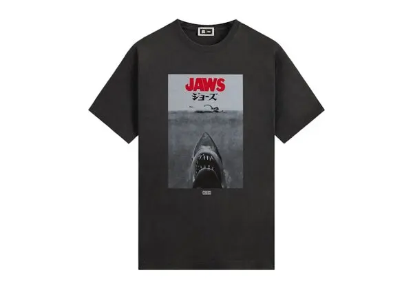 Kith X Jaws Japanese Poster Vintage Tee Shirt - Black