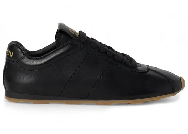 Miu Miu Nappa Leather Plume Sneakers