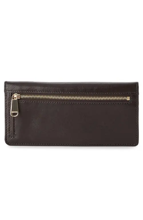 Brahmin Ady Leather Wallet - Chocolate Deveron