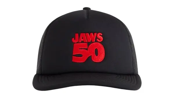 Kith X Jaws 50 Poly Foam Nolan Trucker Cap - Black