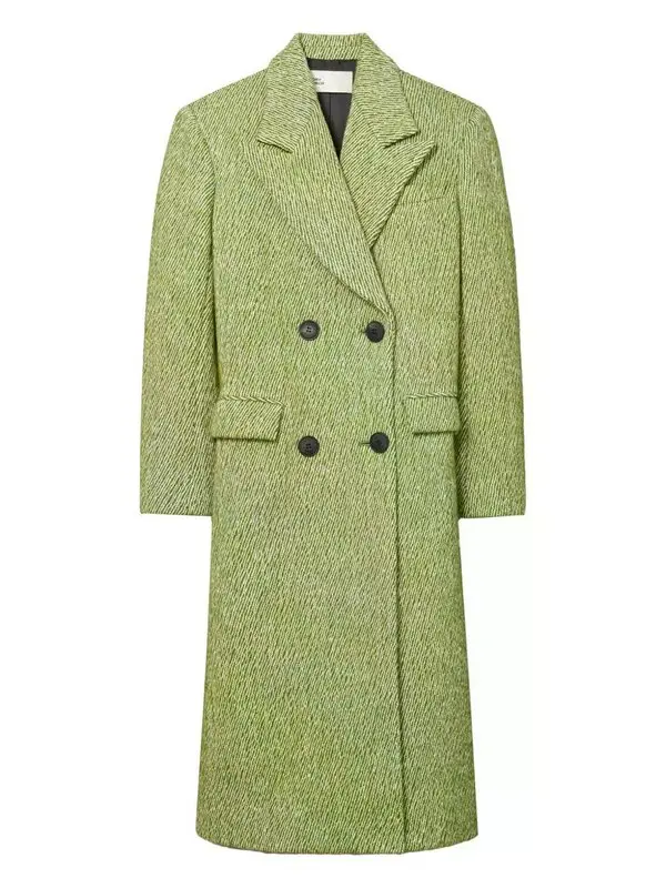 Tory Burch Twill Double-breasted Coat