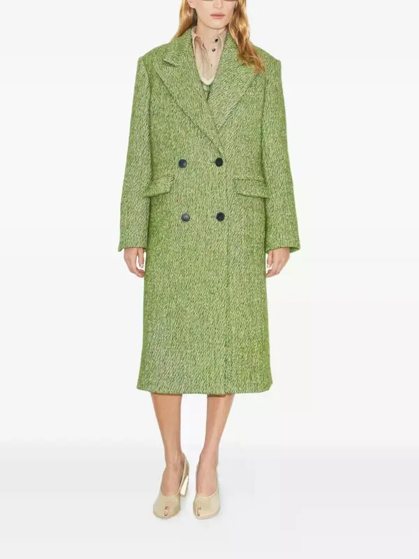 Tory Burch Twill Double-breasted Coat