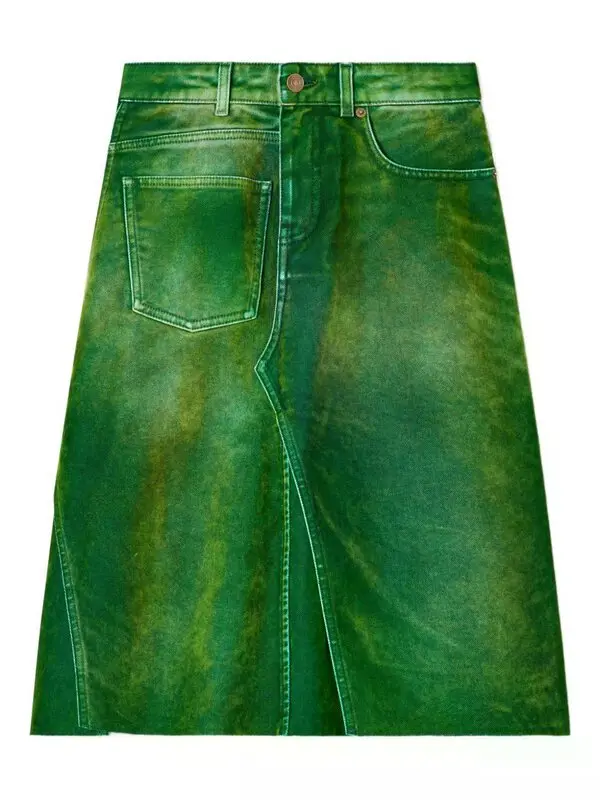 Tory Burch Denim-effect A-line Skirt