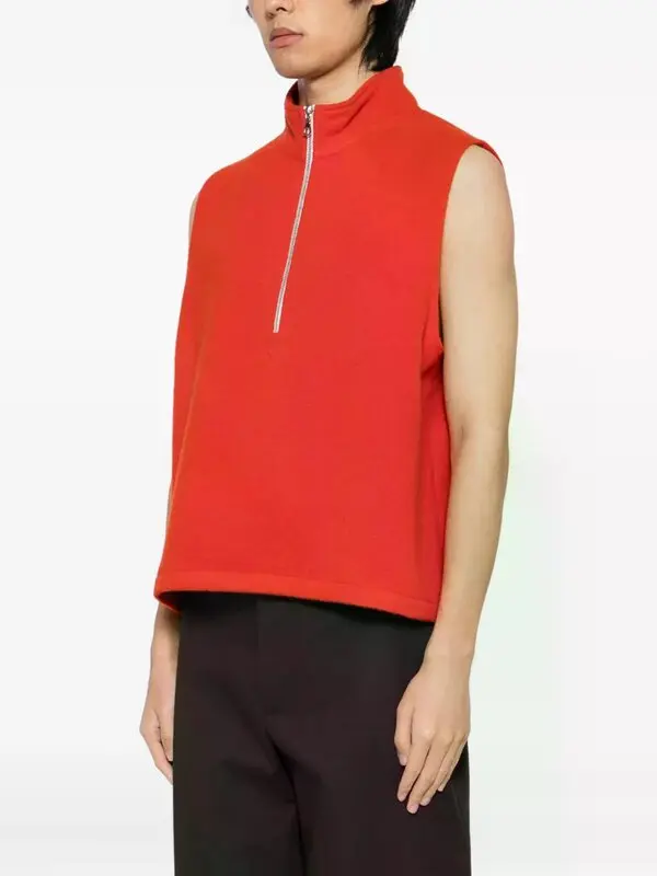 RIER Wool Gilet - Orange
