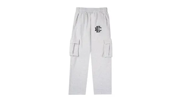 ERIC EMANUEL Ee Cargo Sweatpant - Heather Grey/white/black