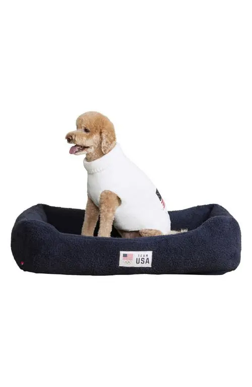 Barefoot Dreams Cozychic® Flag Pet Bed