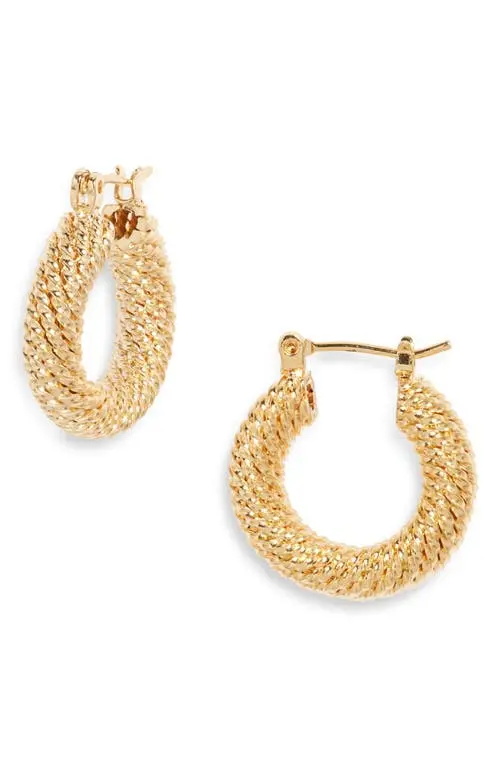 SET & STONES Isabelle Hoop Earrings - Gold