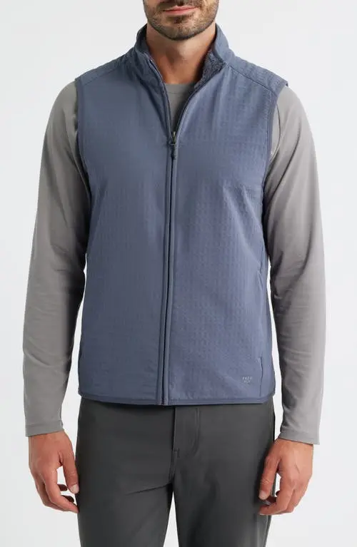 FREE FLY Gridback Fleece Lined Vest - Storm Cloud