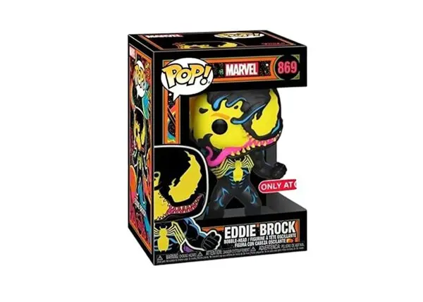 FUNKO Pop! Marvel Venom Eddie Brock Figure #869 With T-shirt - Multicolor