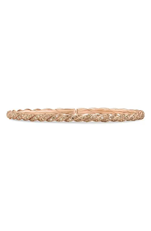 David Yurman Sculpted Cable Flex Bracelet - Gold
