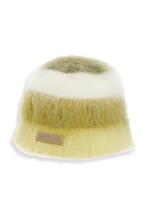 Ami Stripe Mohair Blend Bucket Hat