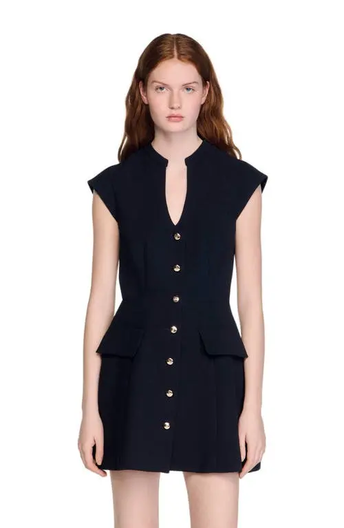 Sandro Mini Tailored Dress