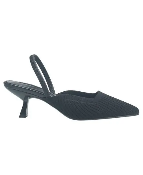 French Connection Coco Slingback Kitten Heel - Black
