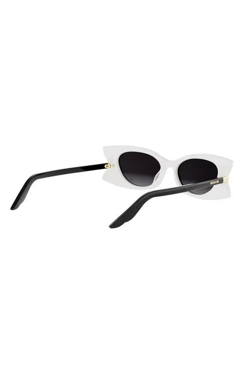 Dior Butterfly Sunglasses - Ivory/gradient Smoke