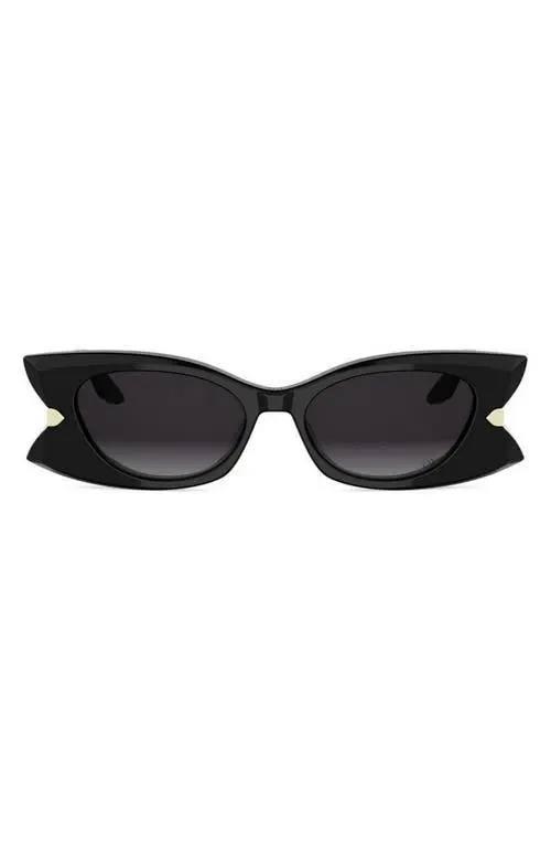 Dior Butterfly Sunglasses - Shiny Black/gradient Smoke