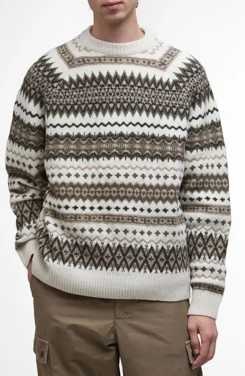 Barbour Fair Isle Wool Blend Sweater
