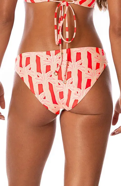 MAAJI Palm Plantation Flirt Reversible Bikini Bottoms - Red