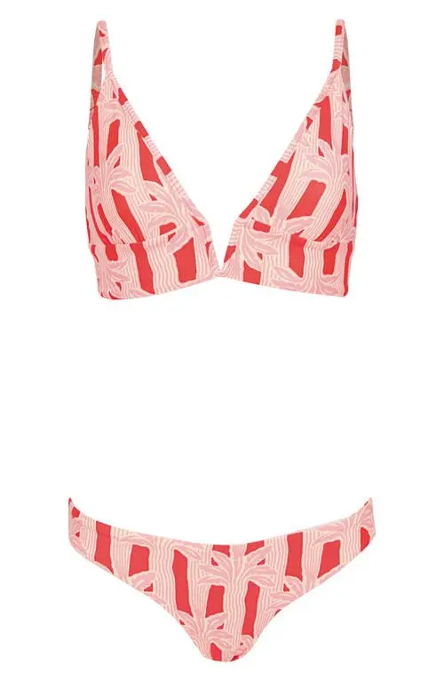 MAAJI Palm Plantation Flirt Reversible Bikini Bottoms - Red