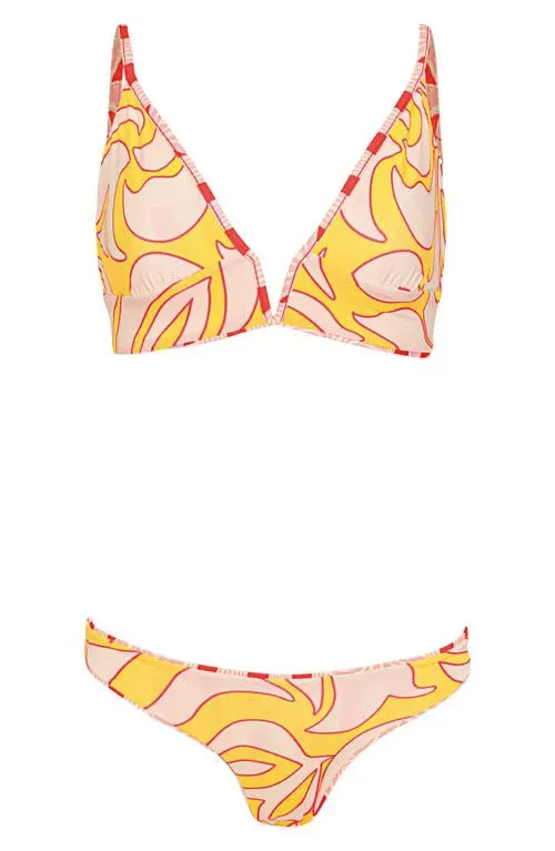 MAAJI Palm Plantation Flirt Reversible Bikini Bottoms - Red