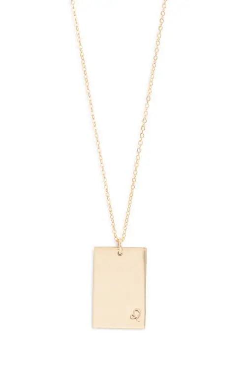 SET & STONES Goldie Zodiac Pendant Necklace - Gold/leo