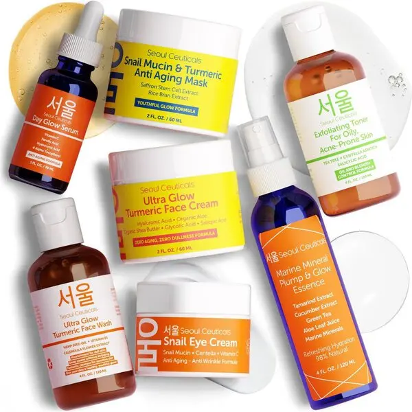 SEOUL CEUTICALS Ultimate 7 Step K Beauty Regimen For Glass Skin - Clear