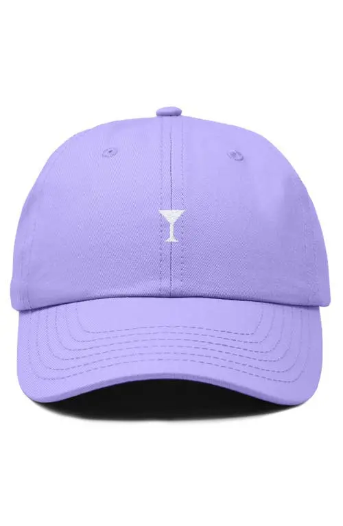 DALIX Martini Design Dad Cap - Lavender