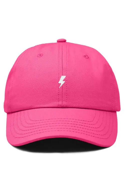DALIX Embroidered Cotton Cap - Hot Pink
