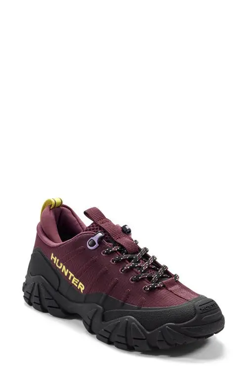 Hunter Sara Waterproof Sneaker - Dark Purple 500