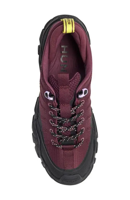 Hunter Sara Waterproof Sneaker - Dark Purple 500