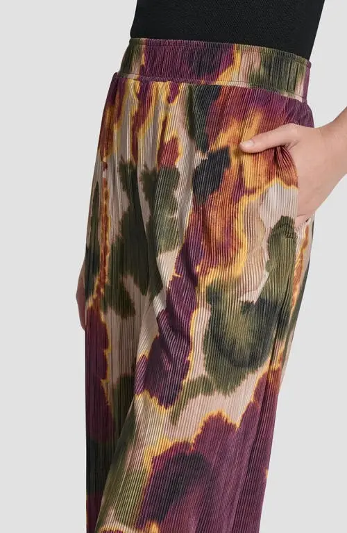 Dkny Plissé Wide Leg Pants