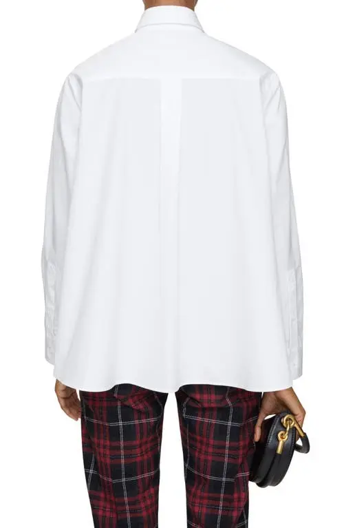 Burberry Heidi Cotton Poplin Button-up Shirt