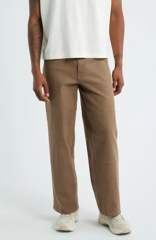 Bp. Relaxed Twill Pants - Brown Shiitake