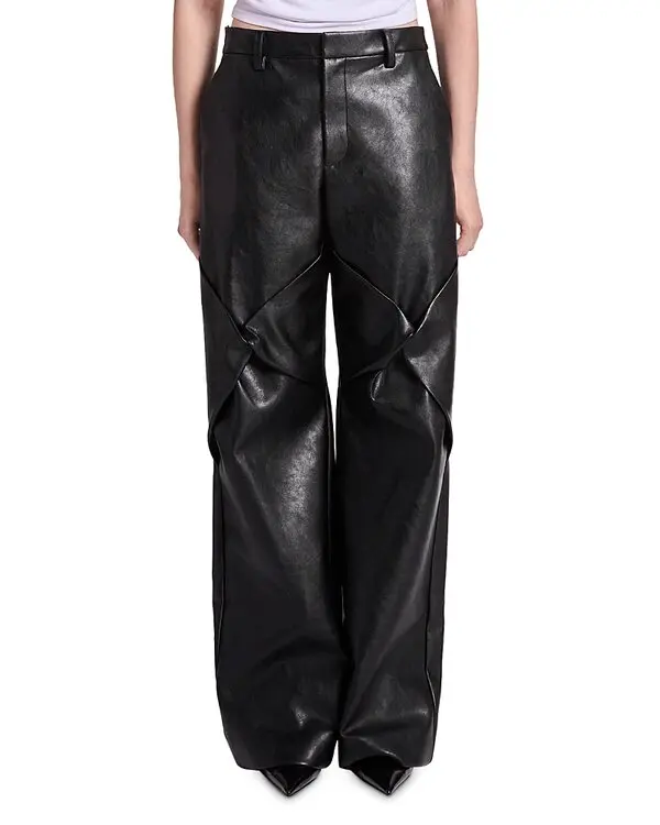 KATE BARTON High-rise Draped Pants