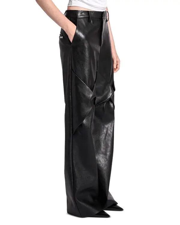 KATE BARTON High-rise Draped Pants