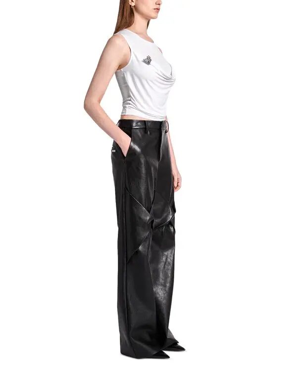 KATE BARTON High-rise Draped Pants