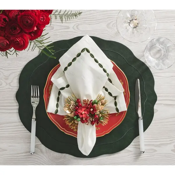 KIM SEYBERT Xmas Carol Napkin Ring
