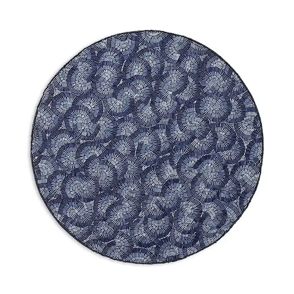 KIM SEYBERT Lune Beaded Placemat - Blue