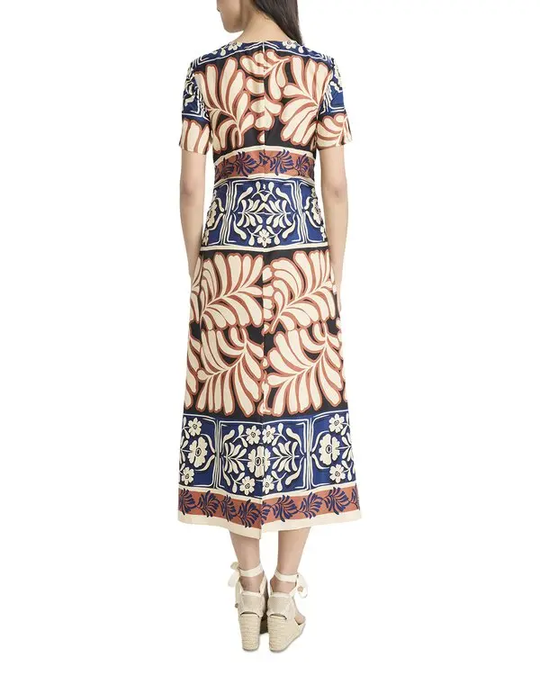 Maggy London Printed Midi Dress