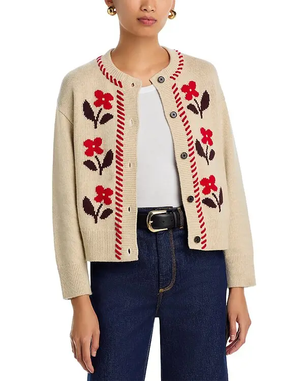 Rails Mavie Floral Cardigan - Carmine Floral