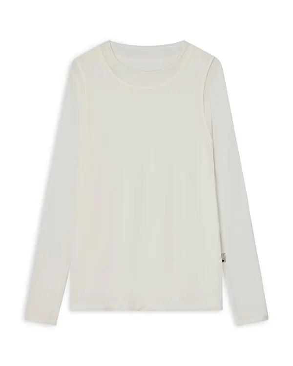 CARRER Doria Double Layer Long Sleeve Tee - White